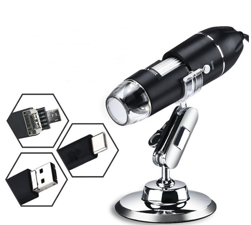 1600X Magic Zoom Digital Microscope Camera Portable Magnifier – WA ...