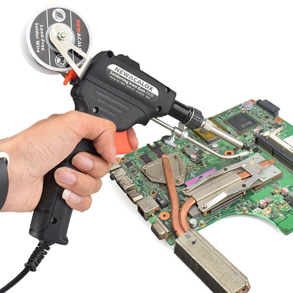 Soldering Gun 60W Automatically Send Tin Gun Hand-held Soldering Iron ...
